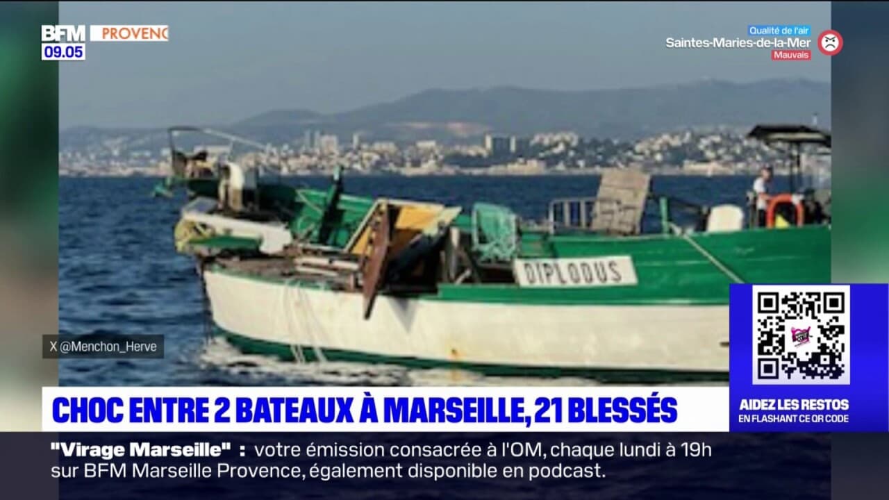 Marseille: une violente collision entre deux bateaux dans les calanques, 21 personnes blessées