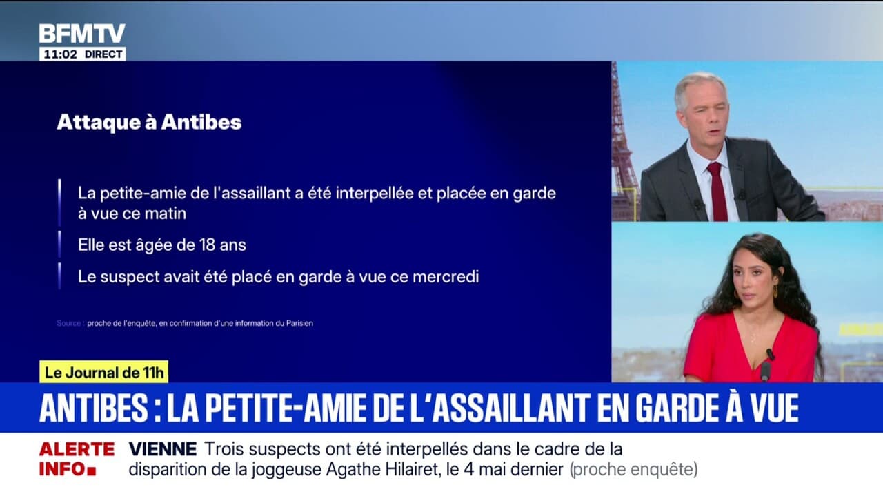 Attaque au couteau dans un lycée à Antibes: la petite amie du suspect placée en garde à vue