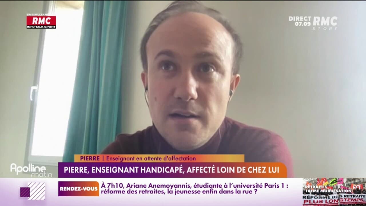 Pierre, prof en situation de handicap, affecté très loin de de chez lui