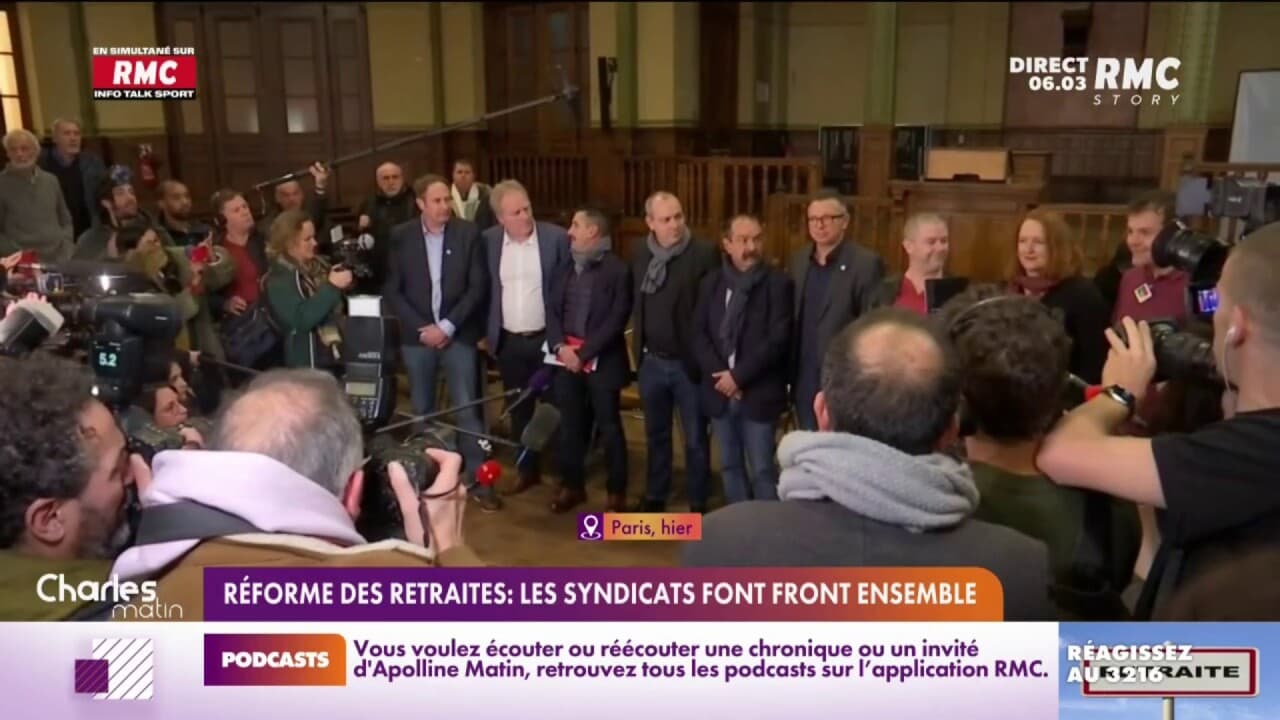 Réformes des retraites: les syndicats font front ensemble