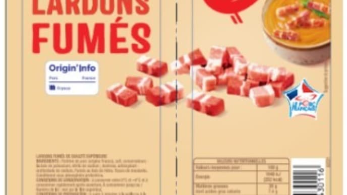 Des lardons vendus chez Auchan et Intermarché rappelés pour un risque ...