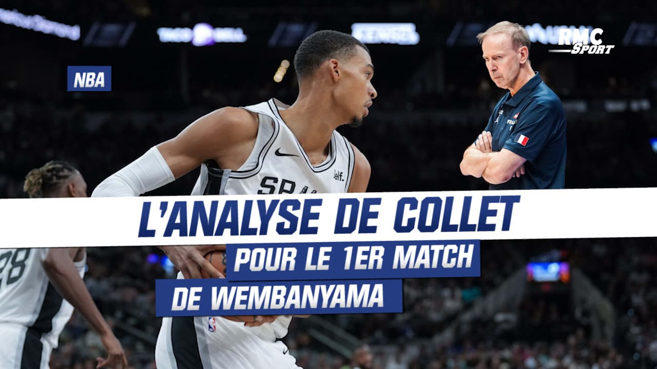 NBA : Collet analyse le premier match de Wembanyama et n’est pas ...