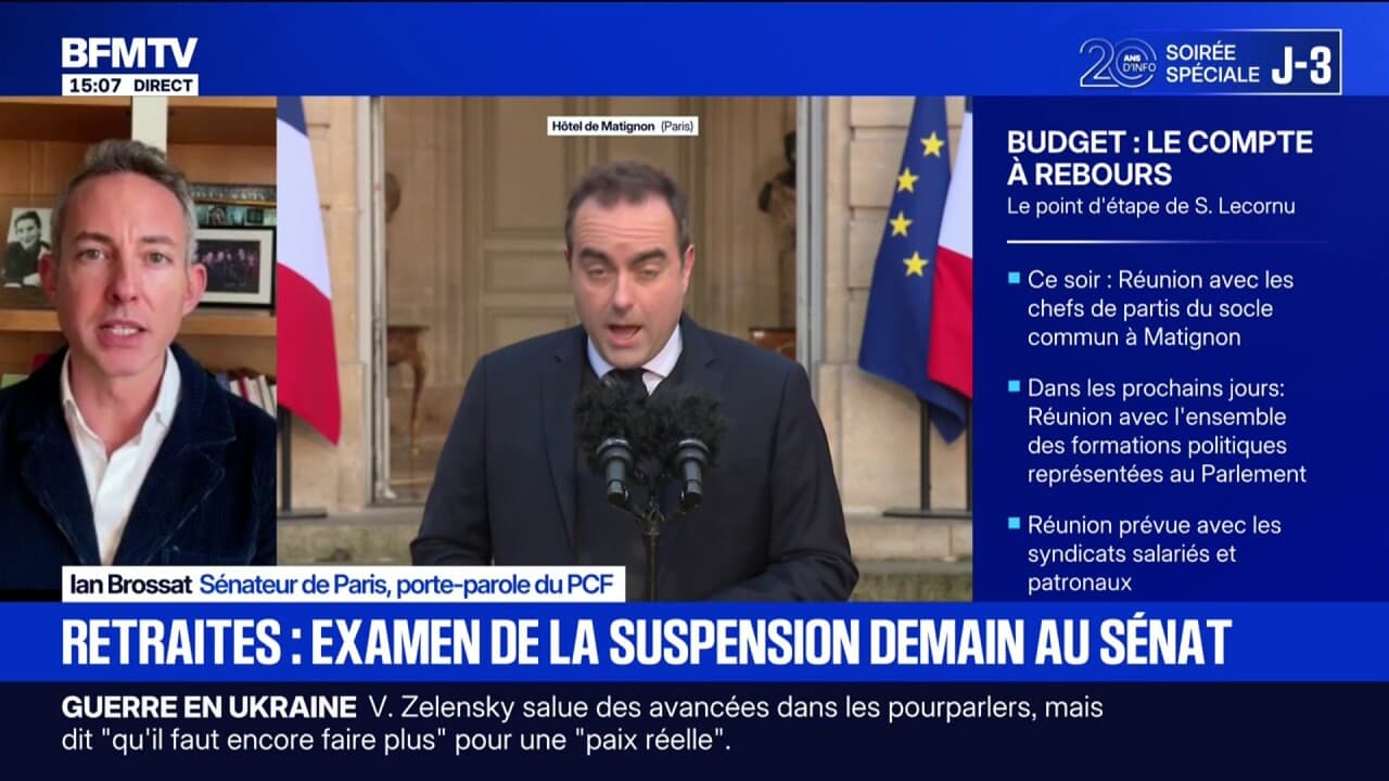 Budget: "Ça ne va pas dans le sens d'un compromis", affirme Ian Brossat ...