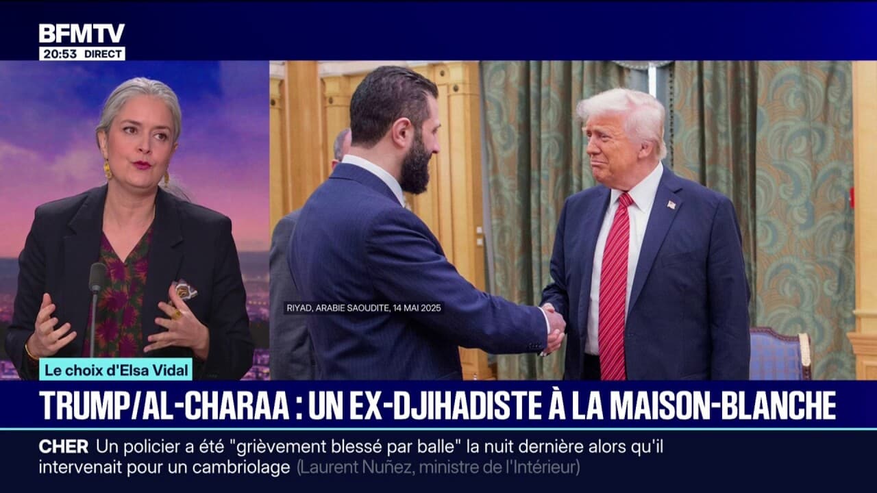 LE CHOIX D'ELSA VIDAL - Trump/Al-Charaa: un ex-djihadiste à la Maison ...