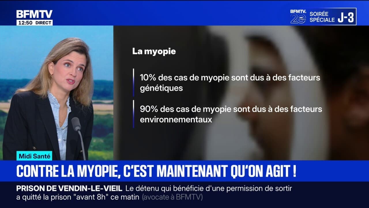15% des Français étaient myopes en 1950, 40% en 2020 et 60% le seront ...