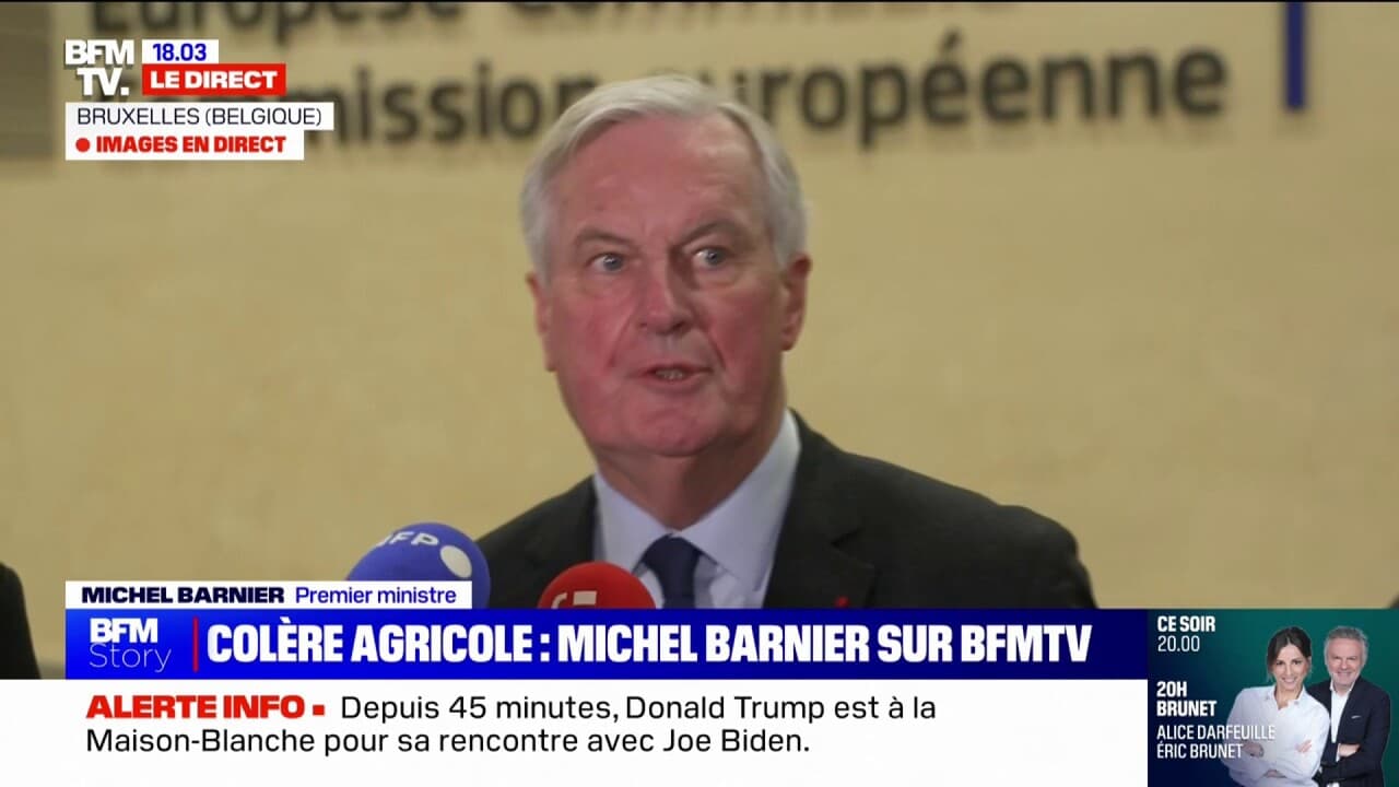 "Dans les conditions actuelles, cet accord n'est pas acceptable", estime Michel Barnier à propos ...