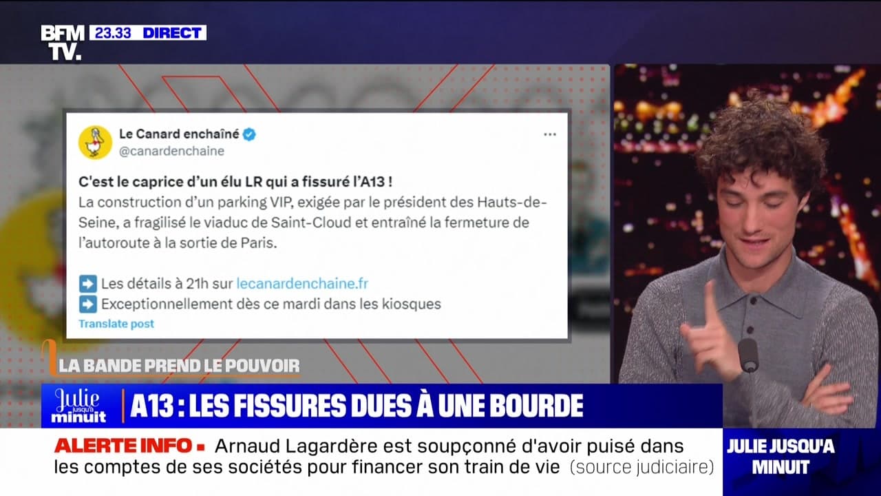 A13 : les fissures dues à une bourde - 29/04