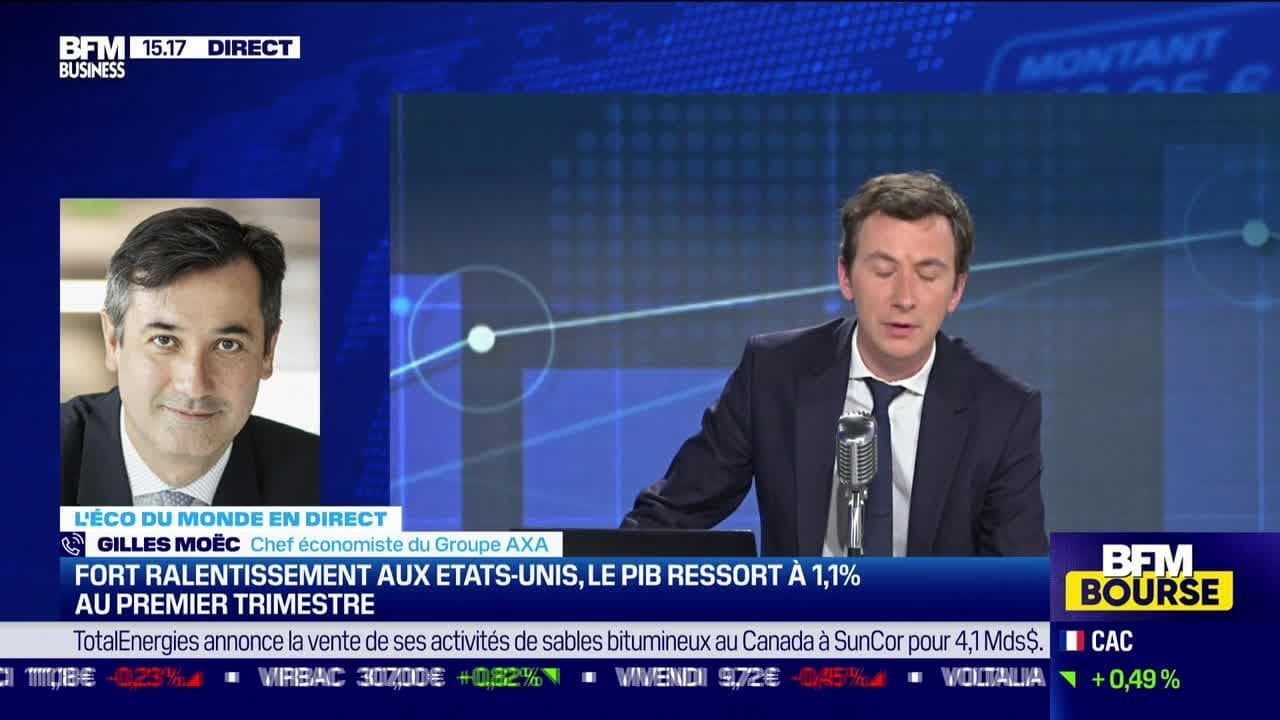 Gilles Moëc (Groupe AXA) : Fort ralentissement aux Etats-Unis - 27/04