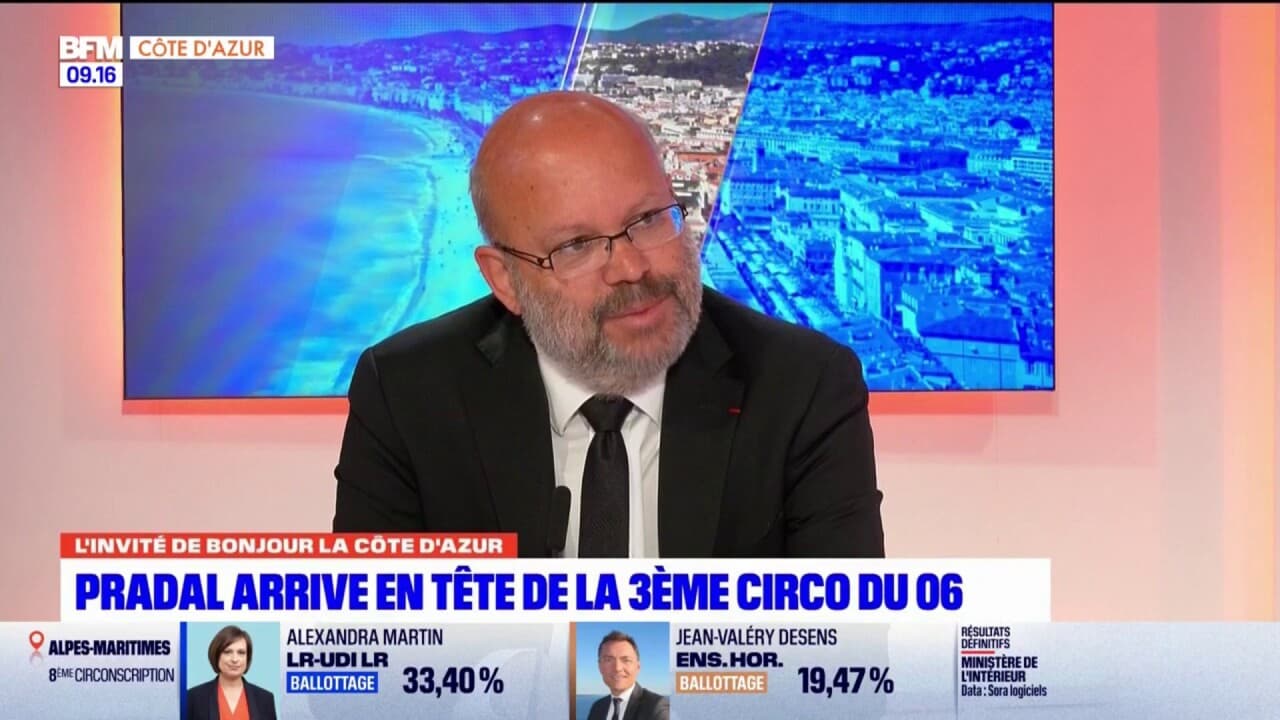 Législatives dans les Alpes-Maritimes: la réaction de Philippe Pradal ...