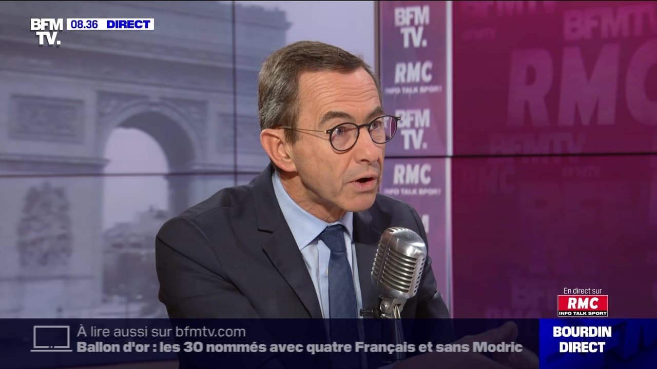 Bruno Retailleau face à Jean-Jacques Bourdin en direct - 22/10