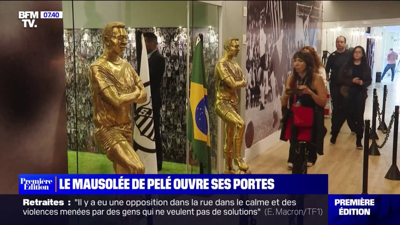 Le mausolée du "roi Pelé" ouvre ses portes au Brésil, cinq mois après ...