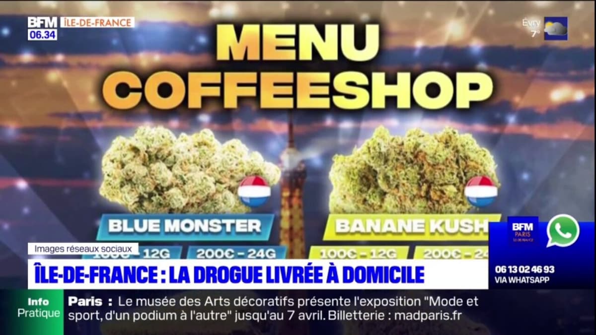 Île-de-France: de la drogue livrée à domicile, les dealers font de la ...