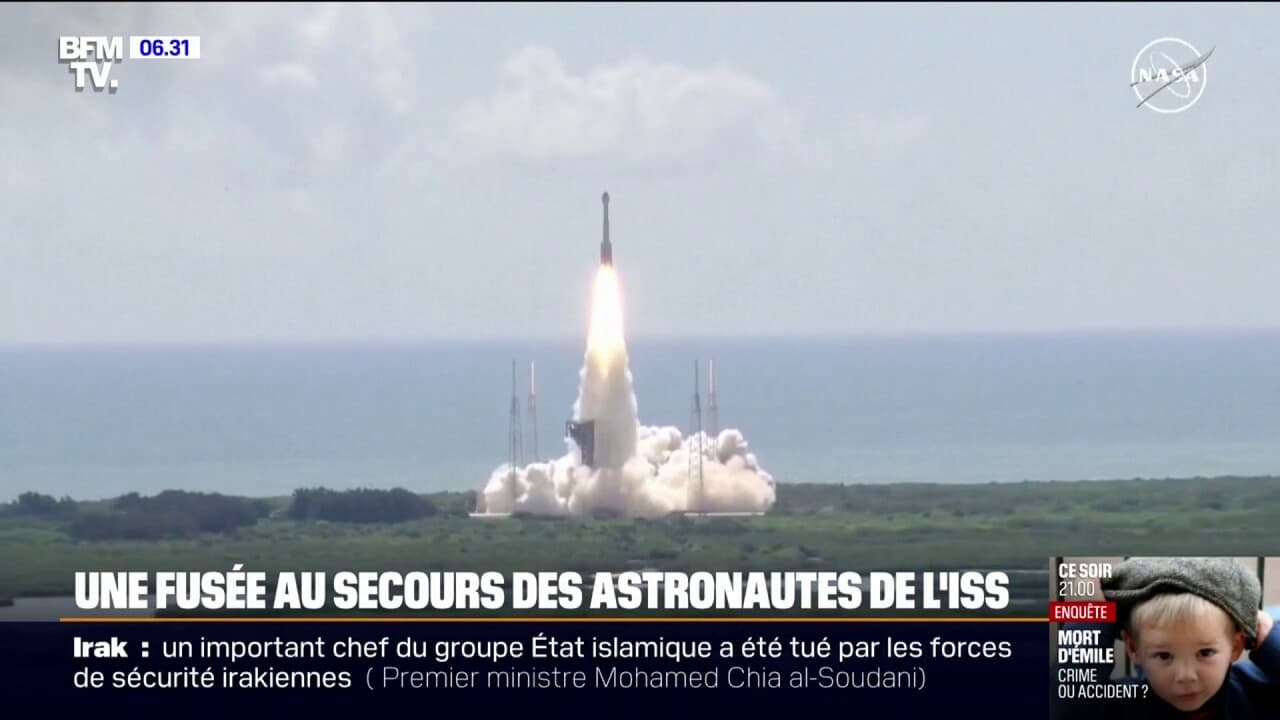 Décollage réussi pour la fusée de SpaceX censée ramener deux ...