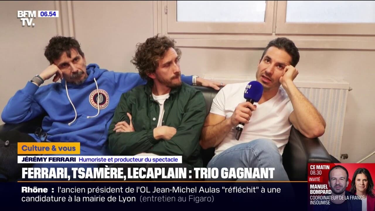 Le trio Jérémy Ferrari, Arnaud Tsamere et Baptiste Lecaplain cartonne ...