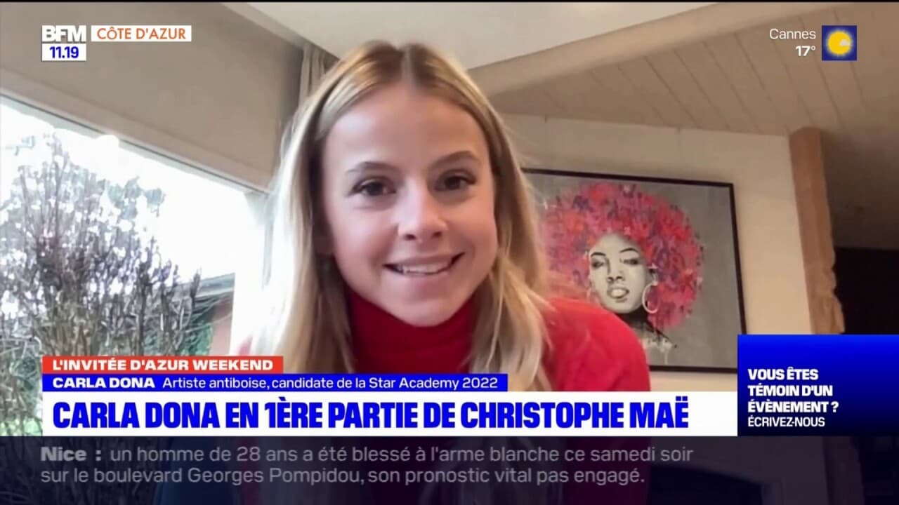 La chanteuse Carla Dona en première partie de la tournée de Christophe Maë