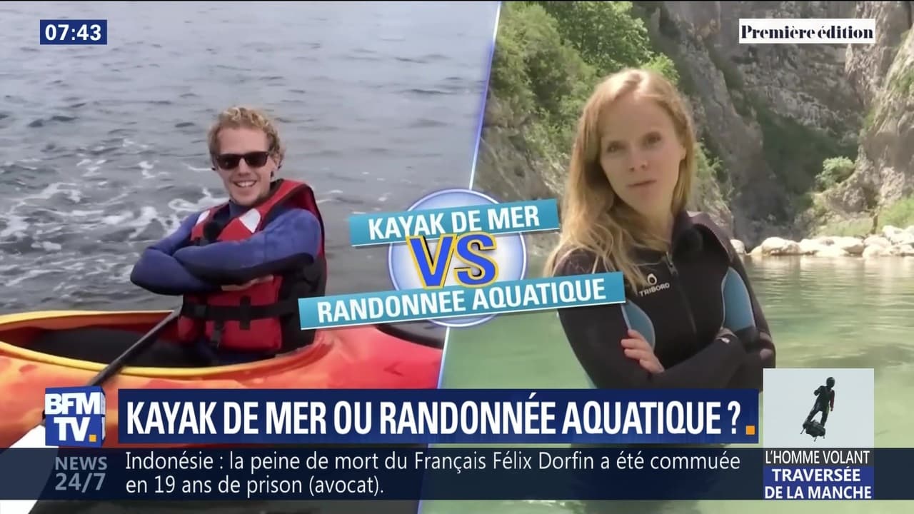 Les Matchs de l'été: Kayak de mer VS randonnée aquatique