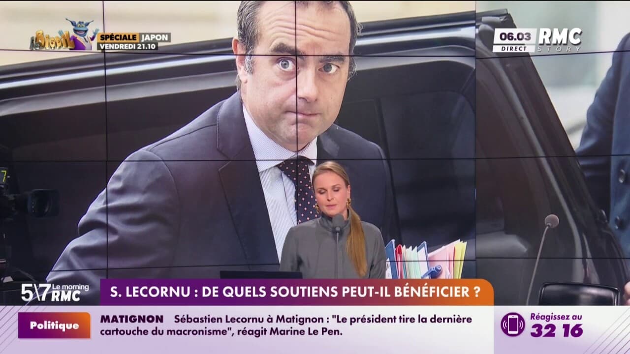 Sébastien Lecornu : de quels soutiens peut-il bénéficier