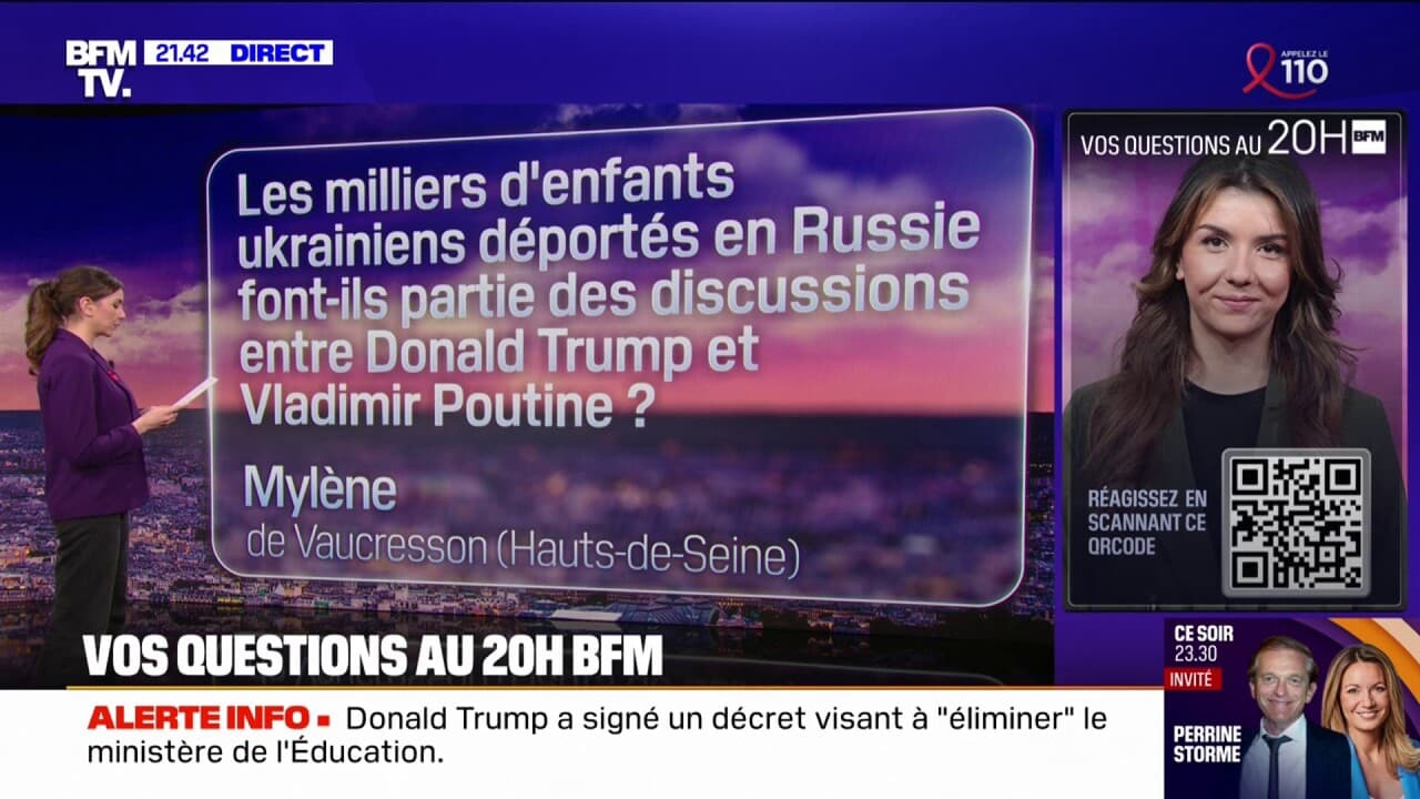 VOS QUESTIONS - Les enfants ukrainiens déportés en Russie font-ils ...