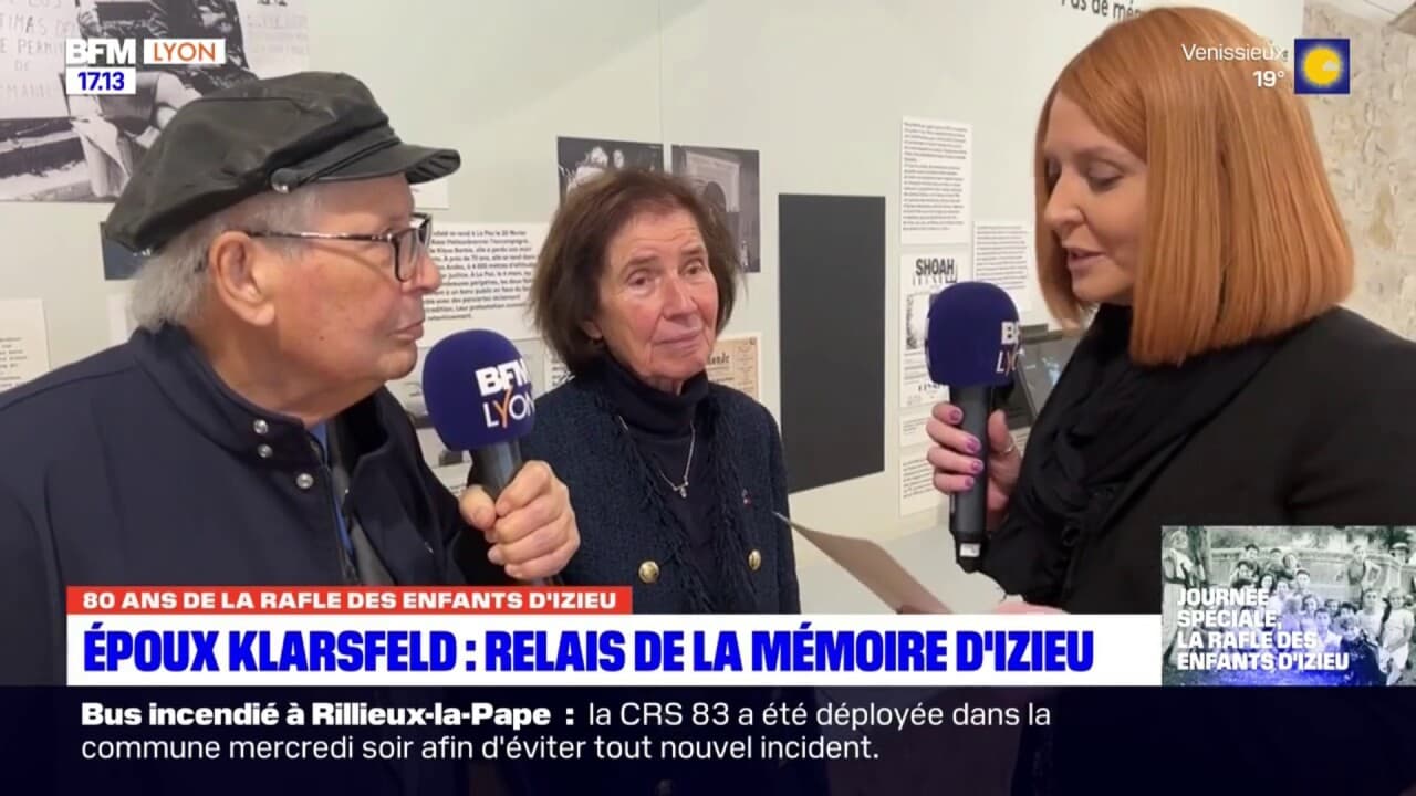 Rafle d'Izieu: les époux Klarsfeld, le relais de la mémoire des ...
