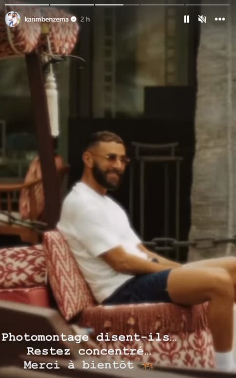 Karim Benzema répond aux critiques sur ses soi-disant photomontages ...