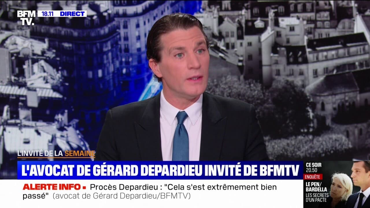 Procès Depardieu: "Cela s'est extrêmement bien passé", indique l'avocat ...