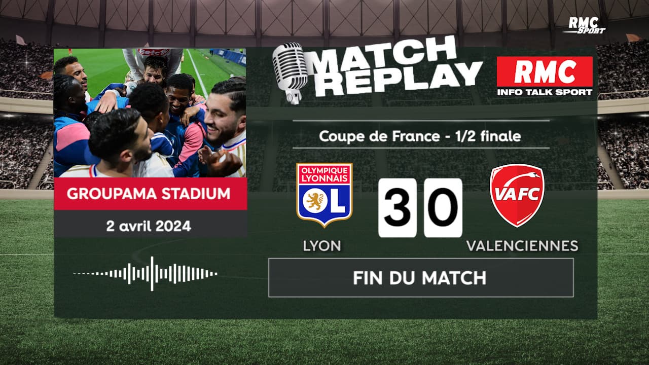 Lyon 3-0 Valenciennes : Le goal replay de la qualification lyonnaise ...
