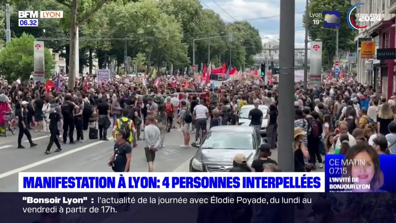 Lyon: des milliers de personnes ont manifesté contre l'extrême-droite ...