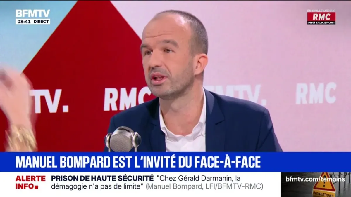 "C'est un budget d'irresponsabilité écologique", estime Manuel Bompard ...