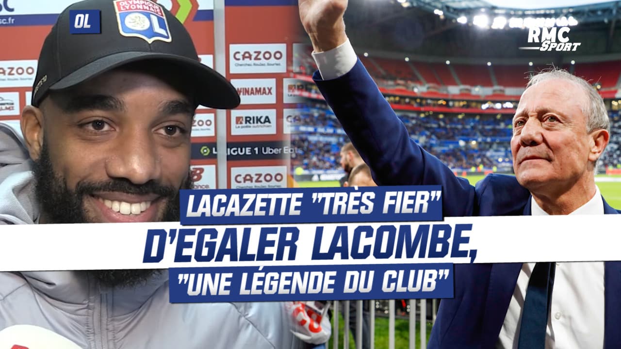 Losc 3-3 OL : Lacazette "très fier" d'égaler Lacombe, "une légende du club"
