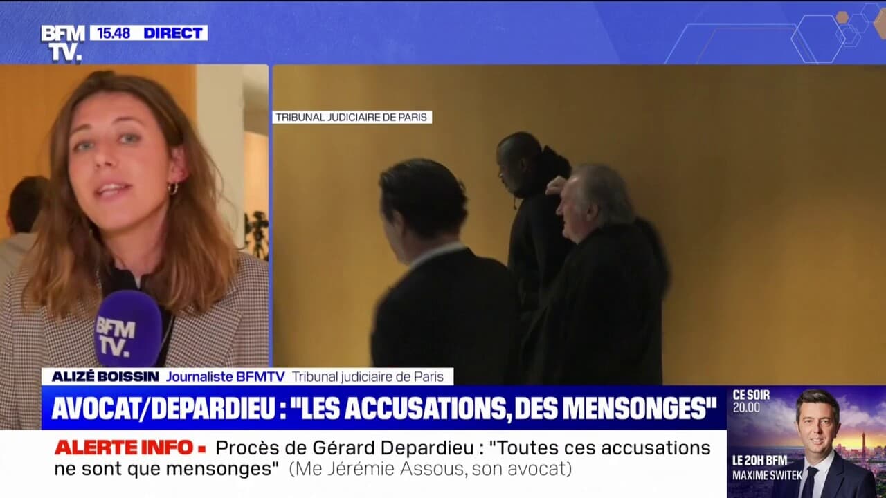 "Je ne plais pas suffisamment pour mettre la main aux fesses de quelqu'un": Gérard Depardieu ...