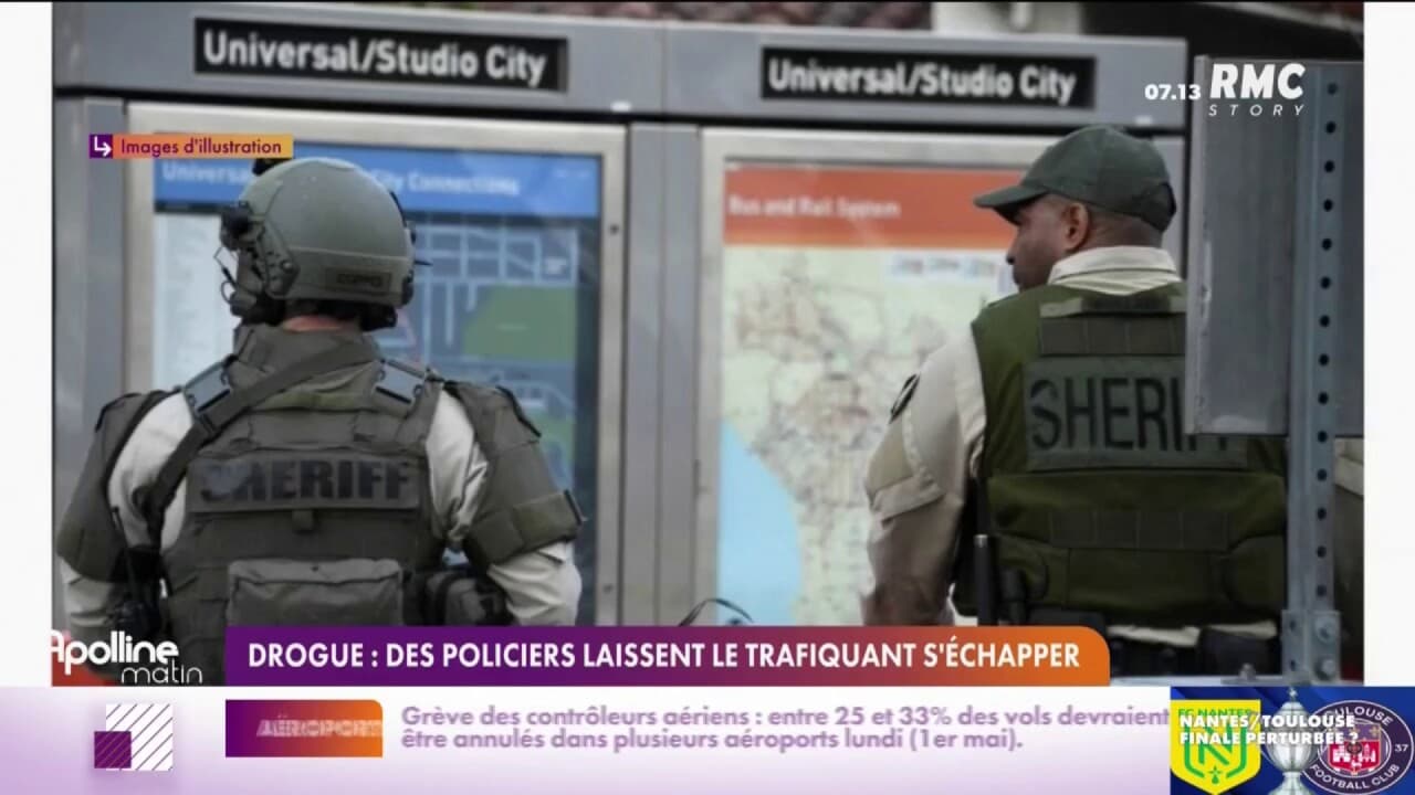 Drogue: des policiers laissent le trafiquant s'échapper