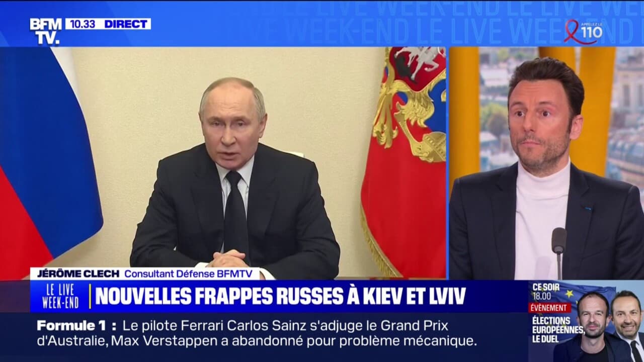 Les frappes russes en Ukraine sont "une tentative de Vladimir Poutine ...