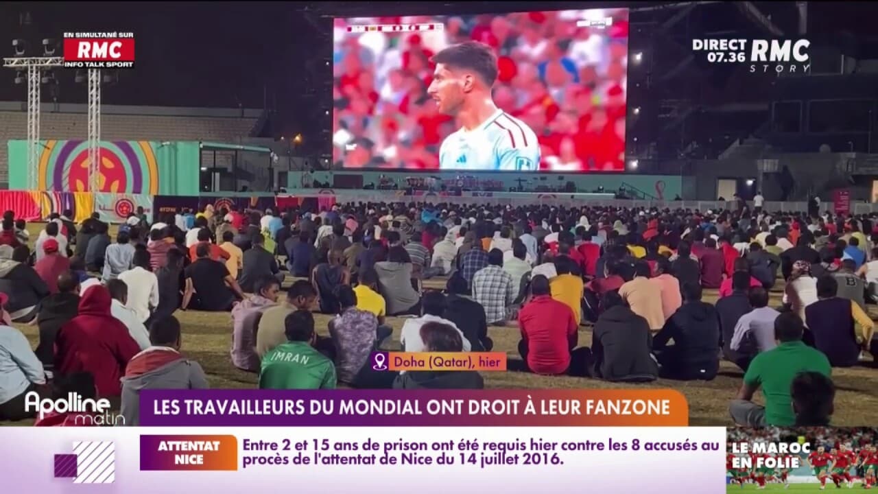 Les travailleurs du Mondial ont droit à leur fanzone
