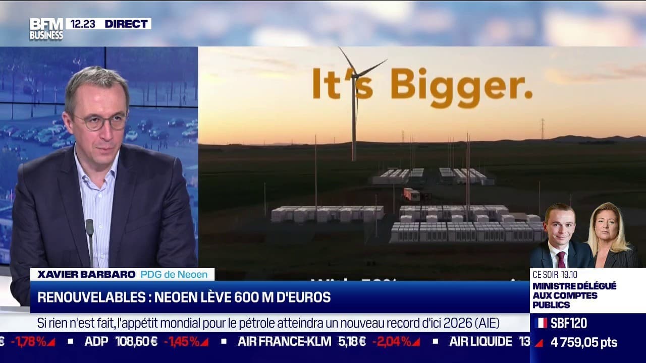 Xavier Barbaro (PDG de Neoen): "on va doubler de taille par rapport à ...