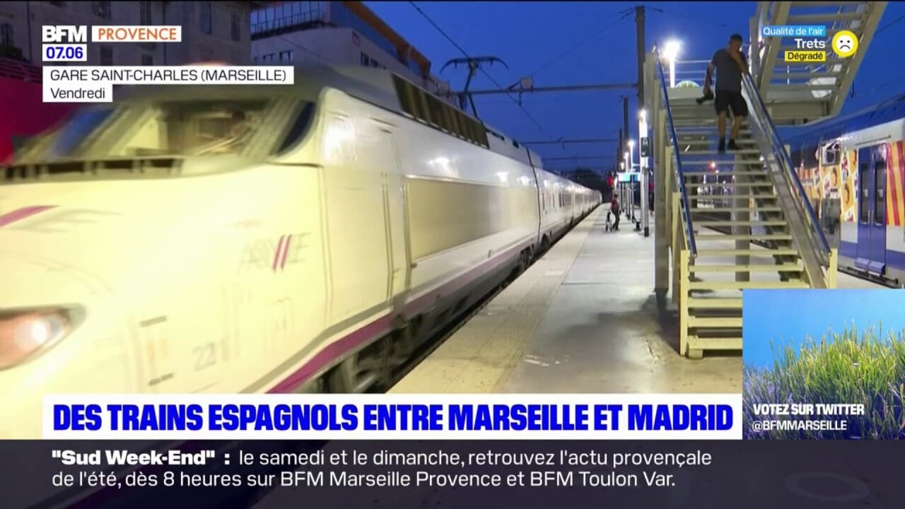 Marseille-Madrid: lancement des premiers trains de la Renfe
