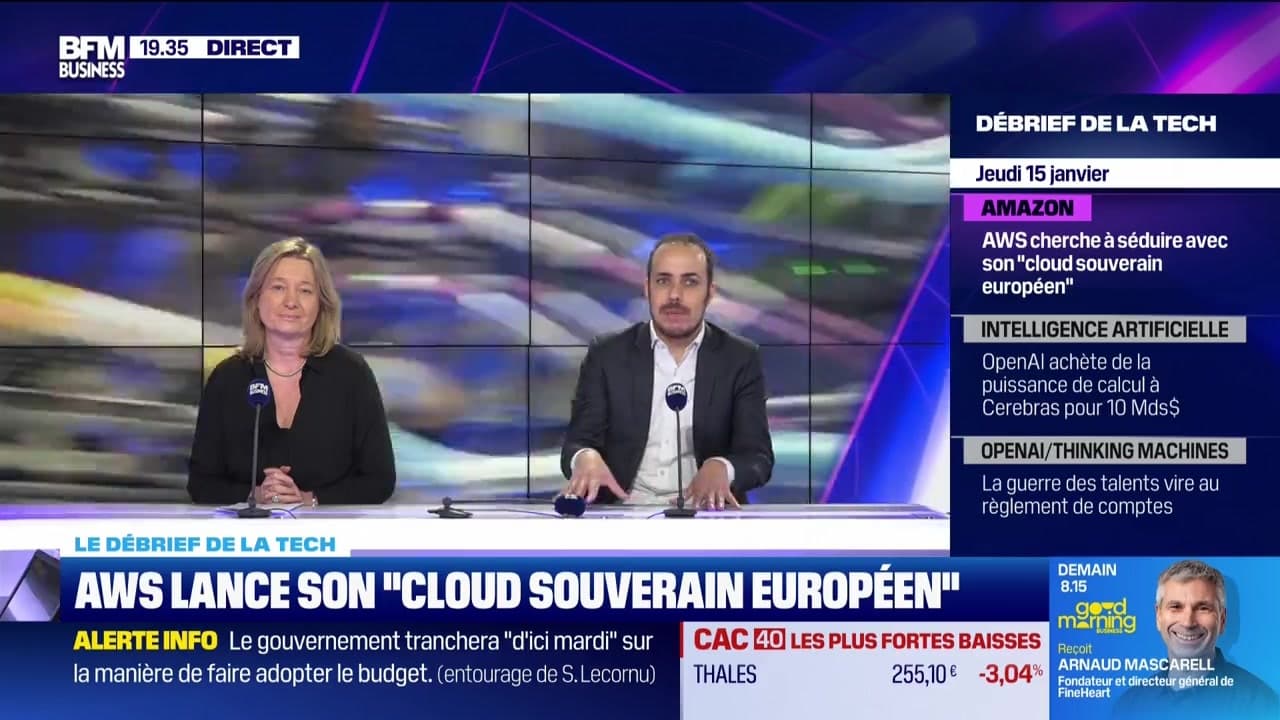 AWS lance son "Cloud souverain européen" - 15/01