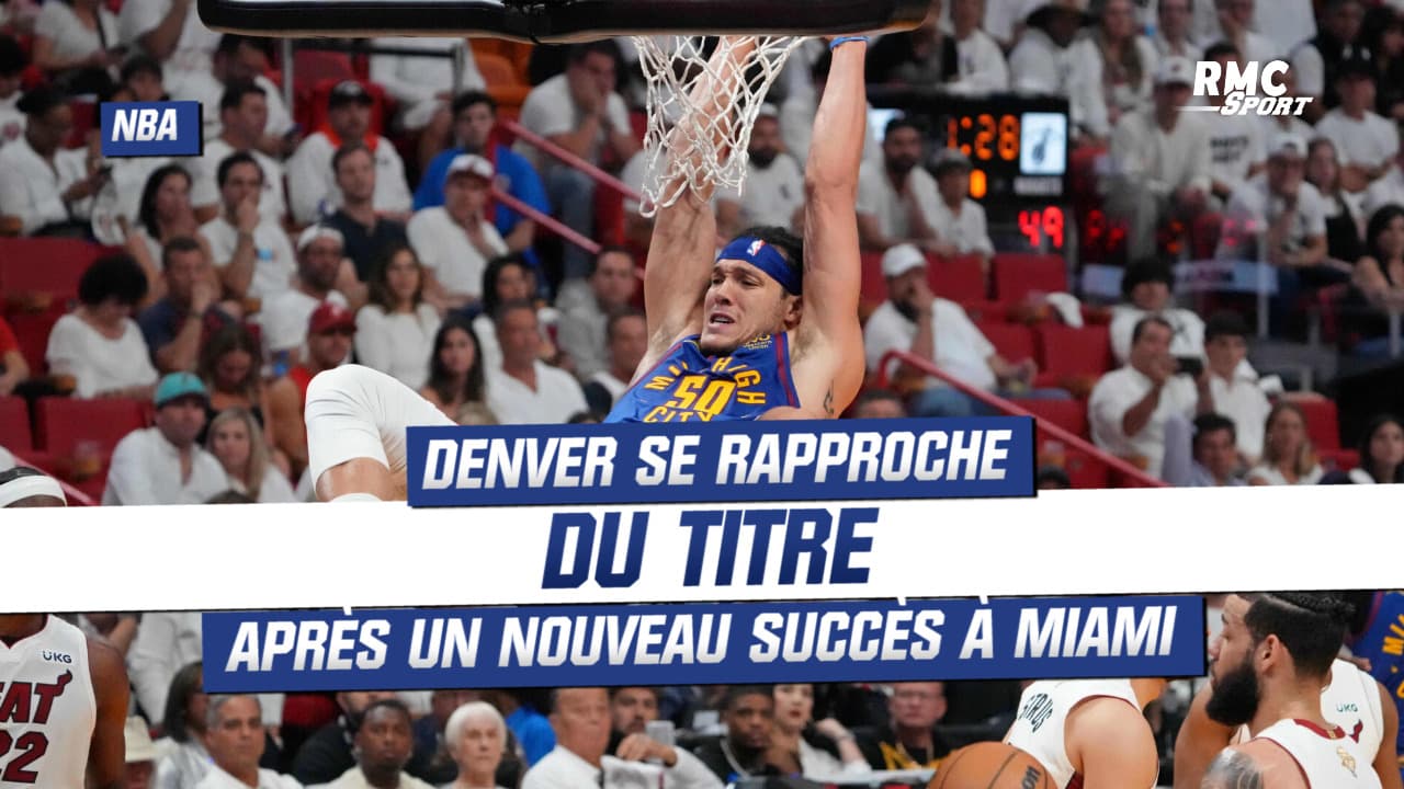 NBA : Denver se rapproche du titre après un nouveau succès à Miami