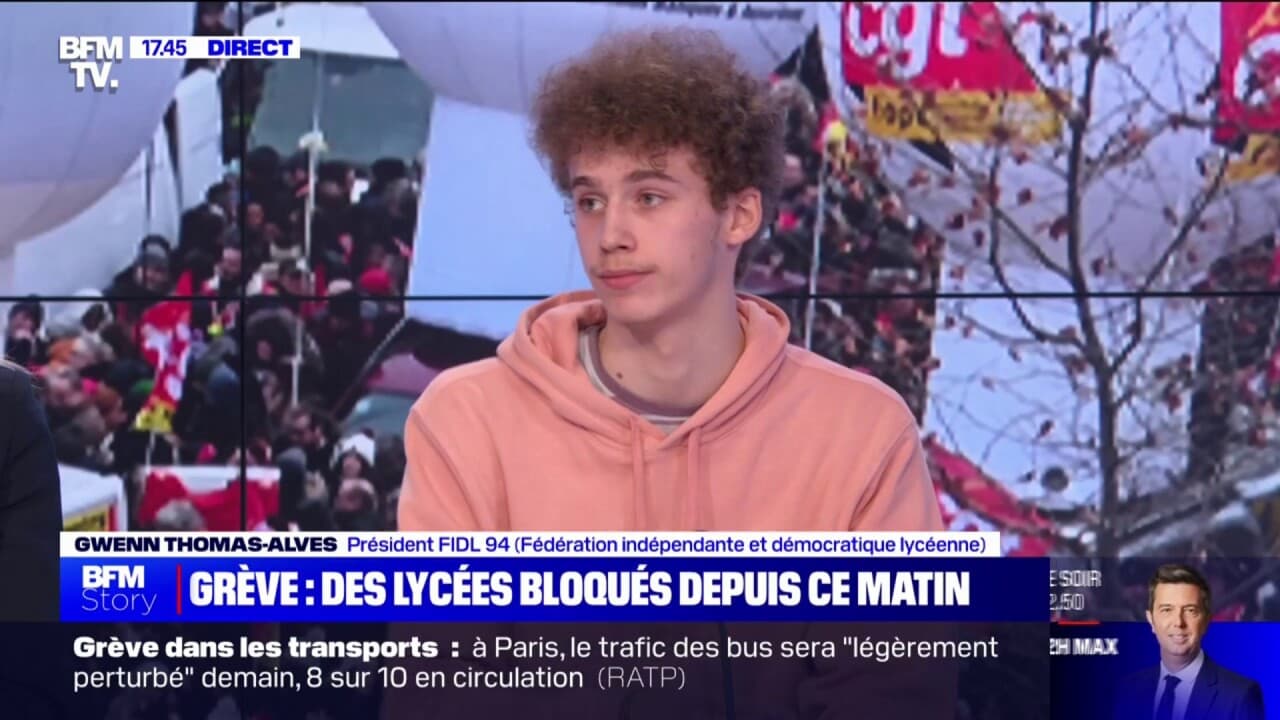 Gwenn Thomas-Alves (FIDL) sur les retraites: "On manifeste pour nos ...