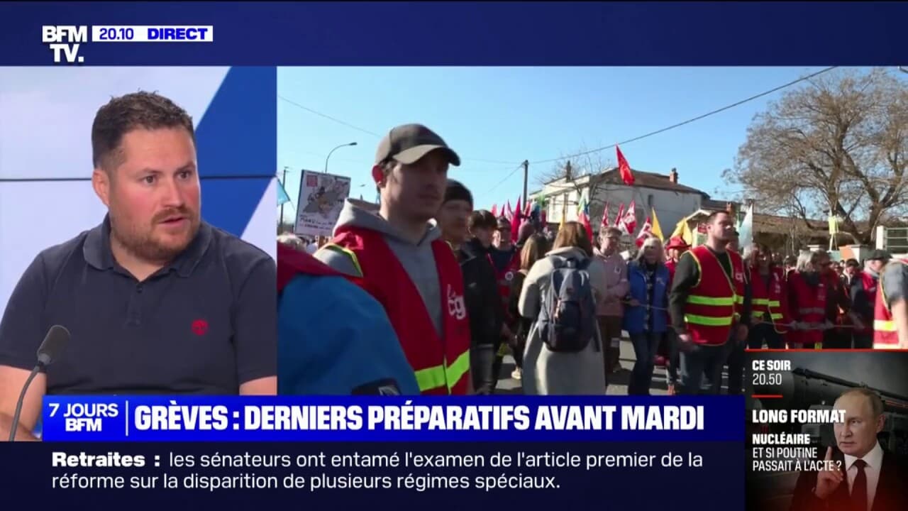 "La mobilisation va être puissante mardi prochain" selon Julien Troccaz ...