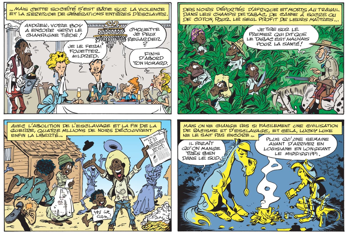 "Un cowboy dans le coton": Lucky Luke affronte le Ku Klux Klan dans sa ...
