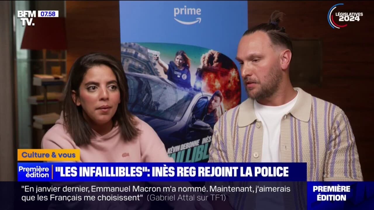 "Les infaillibles": Inès Reg joue une policière avec son ex-mari dans ...