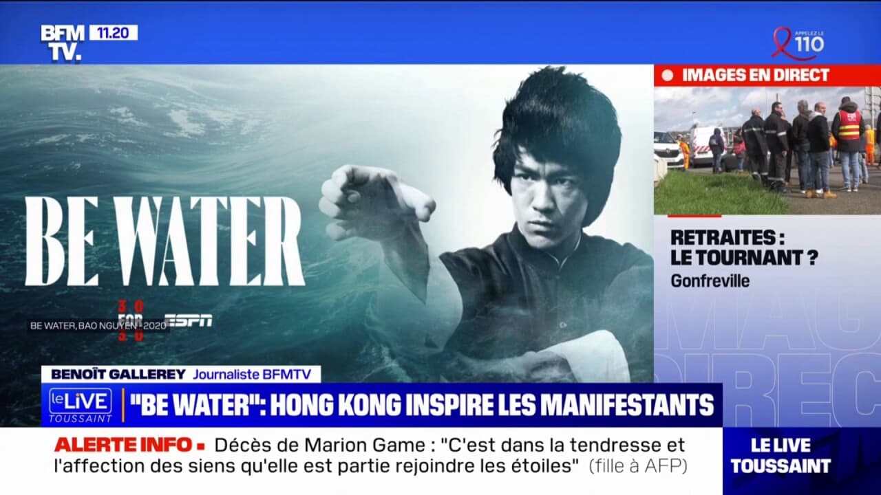 "Be Water", une tactique hongkongaise utilisée en manifestation pour ...