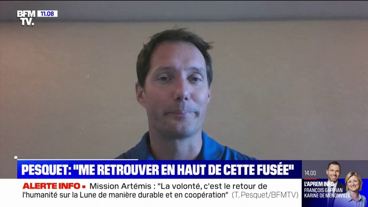 "Me retrouver en haut de cette fusée, ce serait magique": Thomas Pesquet rêve de faire partie du ...
