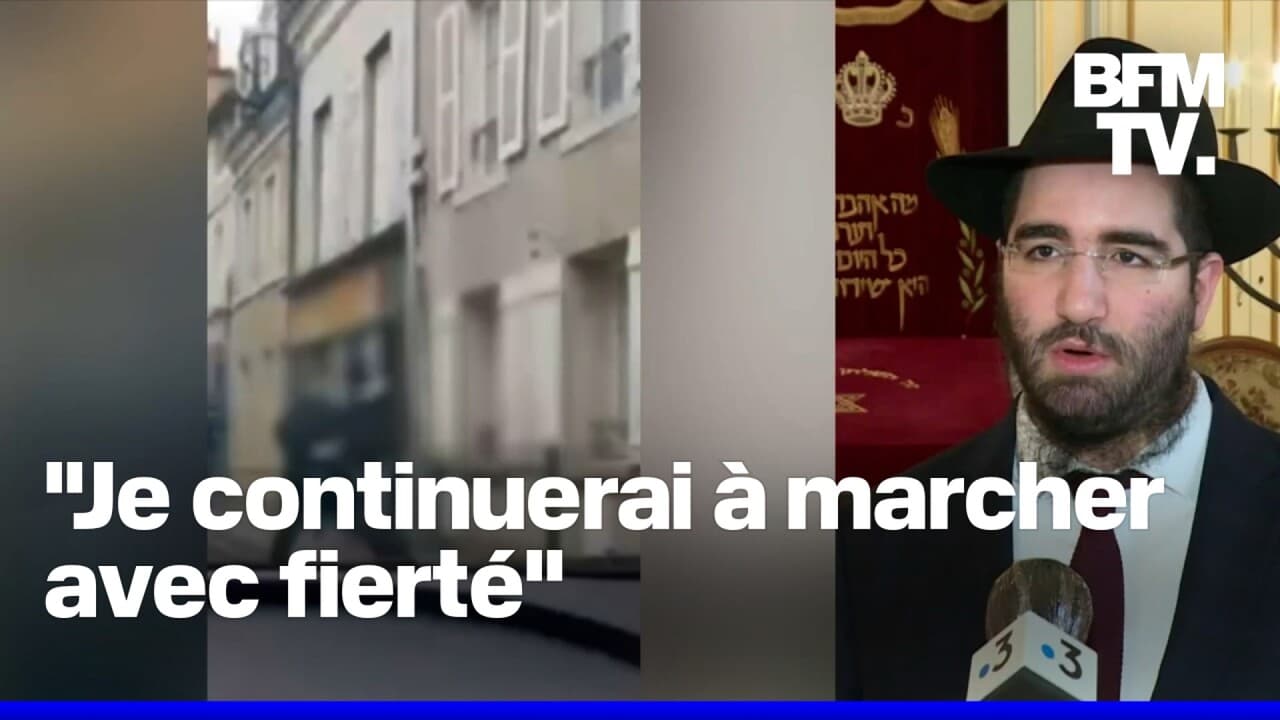 Le rabbin agressé à Orléans témoigne sur BFMTV