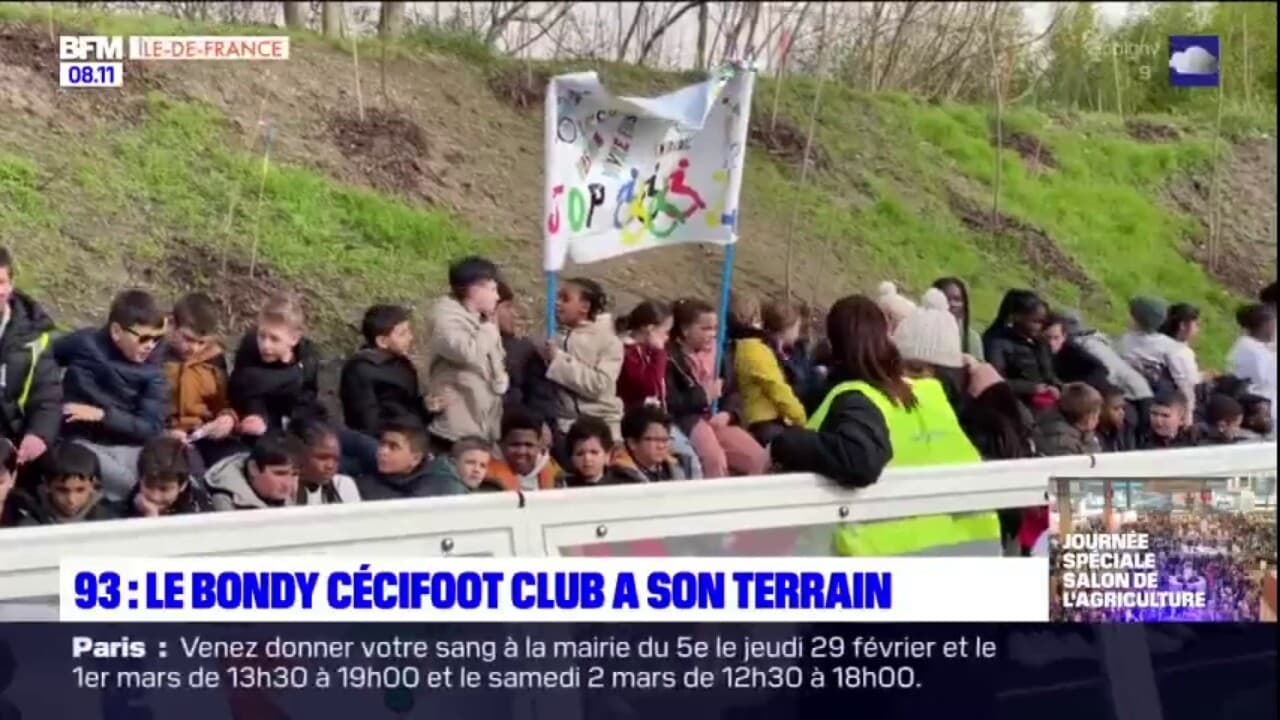 Bondy: un terrain de Cécifoot inauguré, une première en Île-de-France