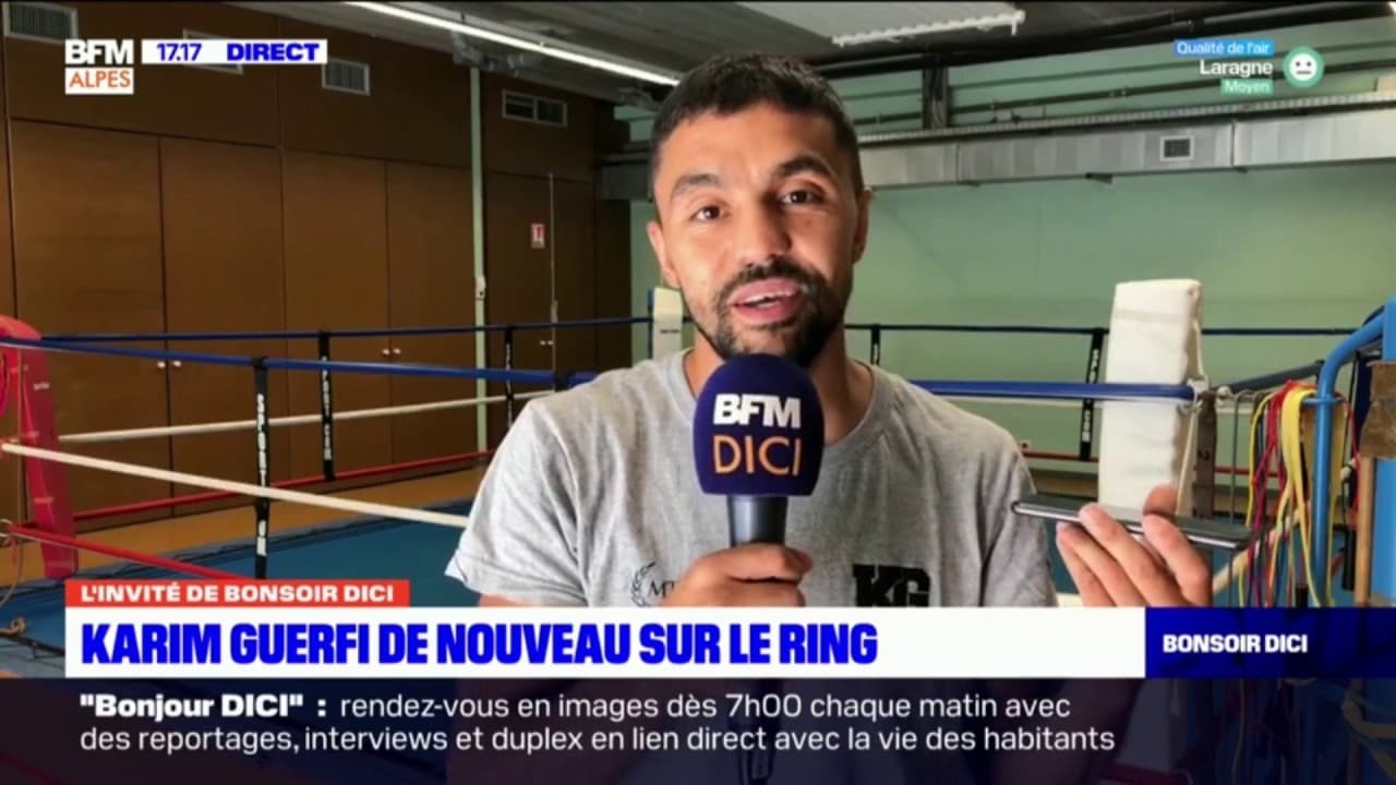 "C'est un challenge": Karim Guerfi, boxeur professionnel, ne "pouvait ...