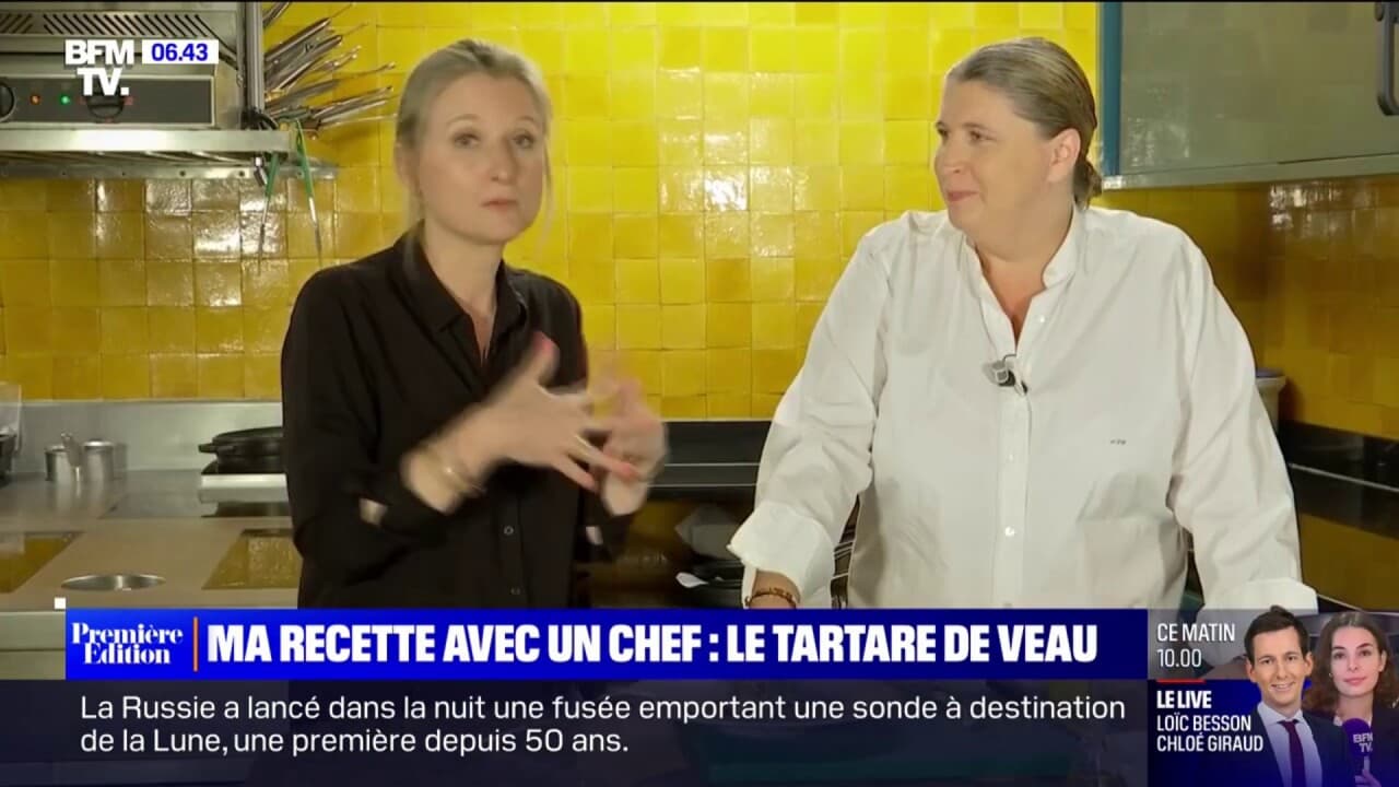 Ma recette avec un chef: testez le tartare de veau avec la cheffe ...