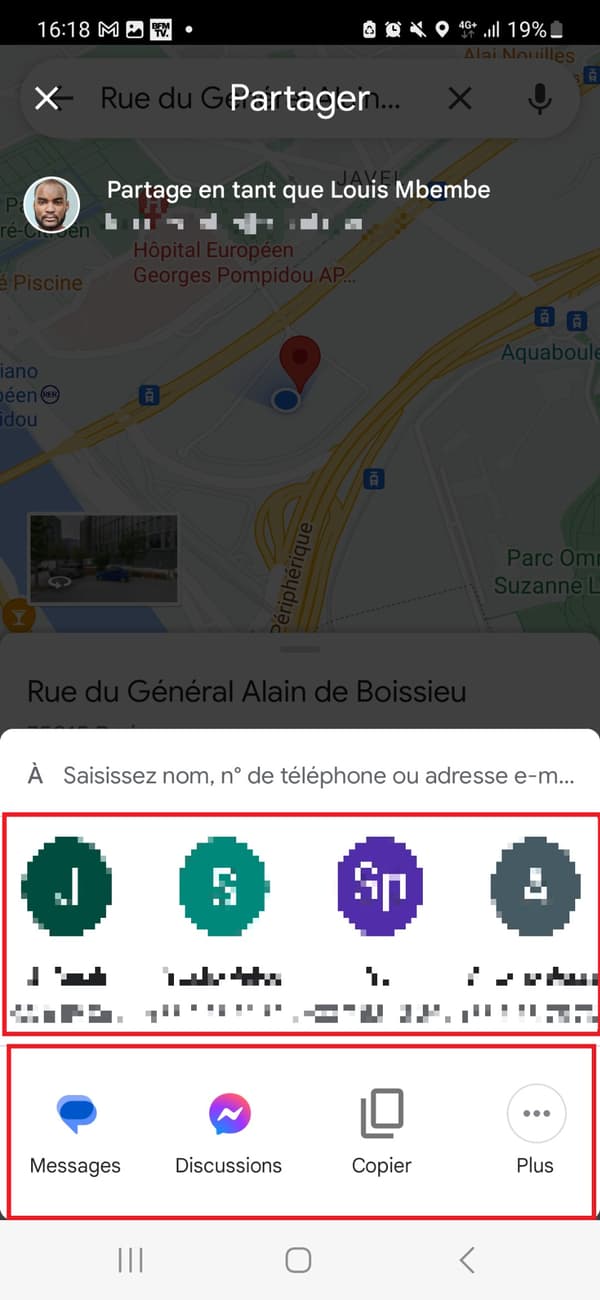 "Retrouve-moi ici": voici comment partager sa position avec Google Maps ...