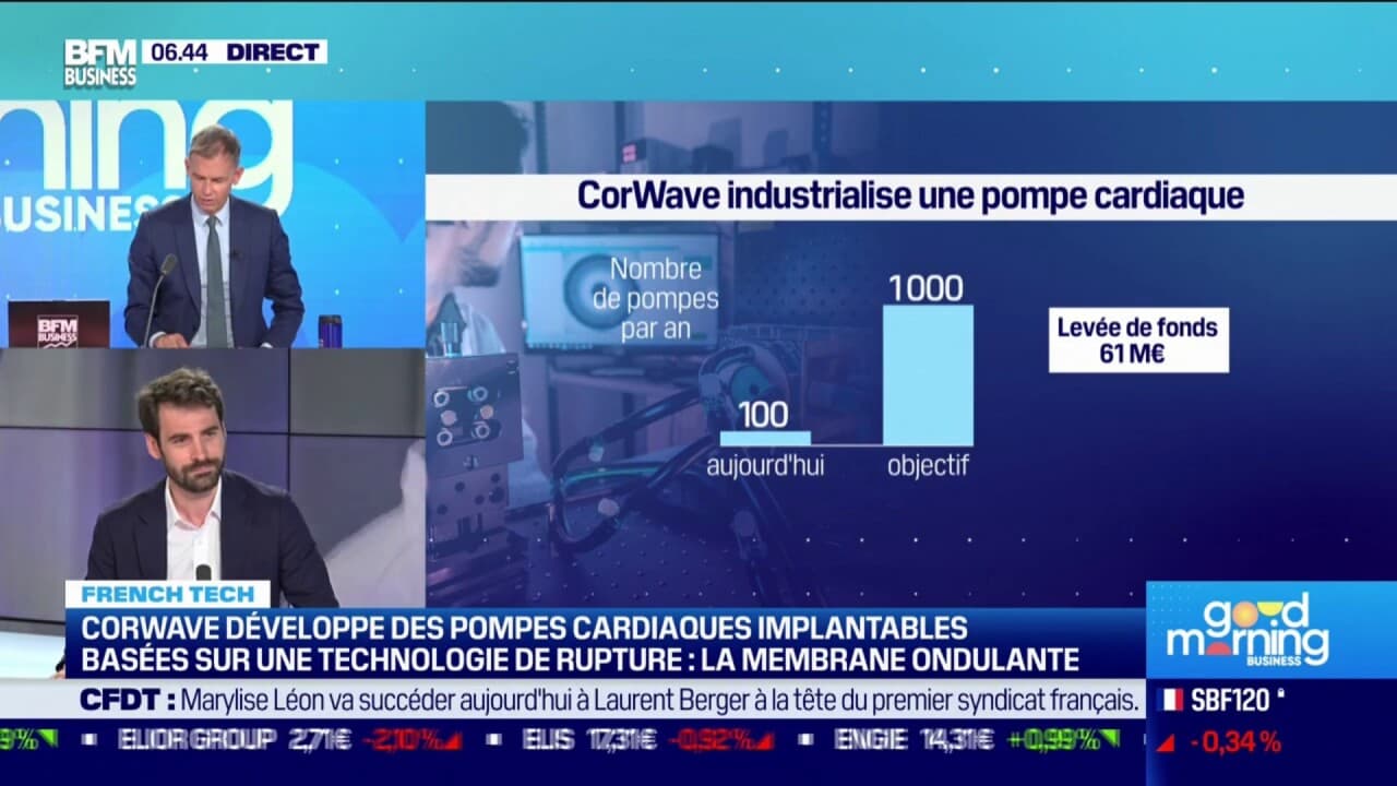 CorWave développe des pompes cardiaques implantables basées sur une ...