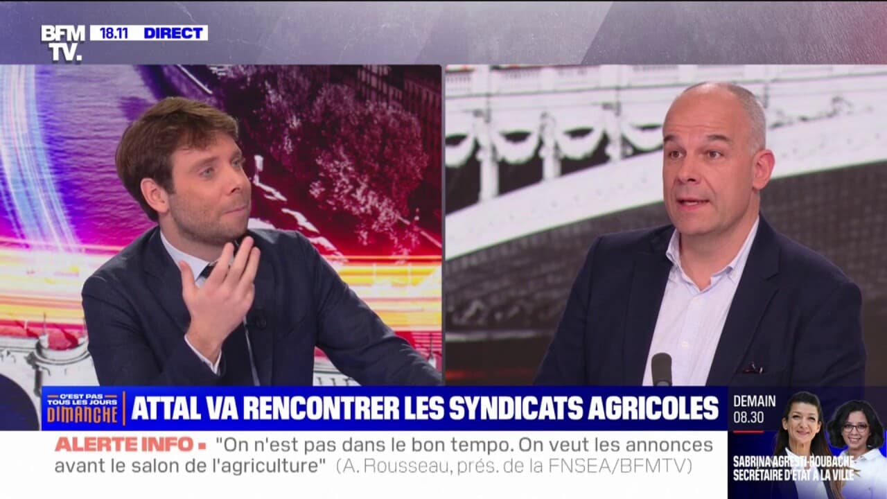 Agriculteurs: "Personne n'a intérêt à nous balader", prévient Arnaud ...